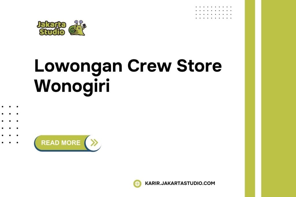 Lowongan Crew Store Alfamart Wonogiri Tahun 2025 (Segera)